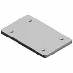 ABB CFSB - 1Gang Blank Cover 4 Screw with Gaskets