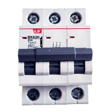 LS ELECTRIC BK63H-3P-D63A - Circuit Breaker 3P 63A480Y/277 D - 0628034463
