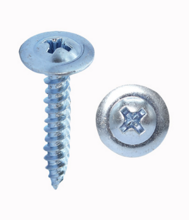 Minerallac 8X1SMWH1C - 8 x 1" Sheet Metal Screw, Wafer Head, Phillips ...