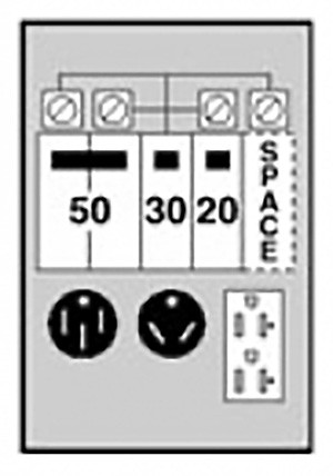 Midwest U075CTL010 100A Surface 50/30/20-GFCI Twin Lugs - Galesburg ...
