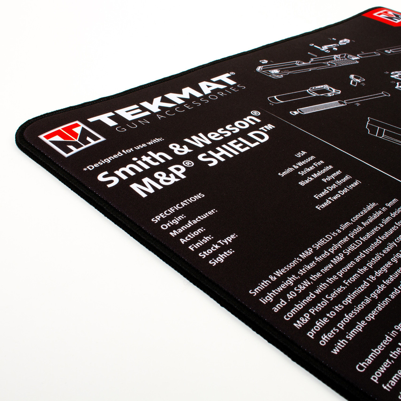 Smith & Wesson M&P Shield Ultra Premium Gun Cleaning Mat