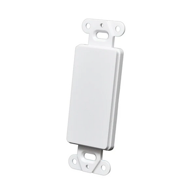Decorator Blank Wall Plate - White - STX Cables