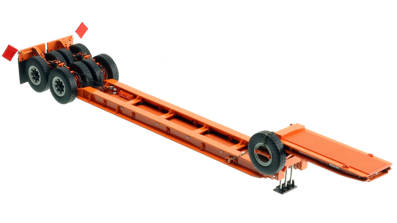 Heavy Haul Replicas 1950s Rogers 90 Ton Beam Trailer - Orange