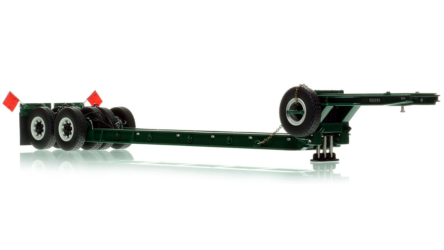 Heavy Haul Replicas 1950s Rogers 90 Ton Beam Trailer - Green