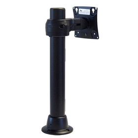 Preconfigured Grommet Mount Base 16 inch Pole, Flat Panel Monitor Mount ...