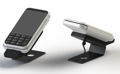 VeriFone e285 Wedge Credit Card Stand by ENS - SwivelStands.com
