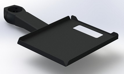 Printer Arm with Tray Fixed Clamp