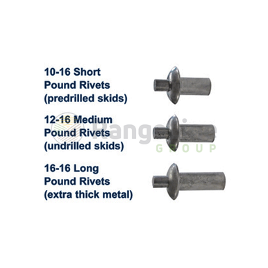 16-16 Long Pound Rivets, 50 Pk - RangeLine Group