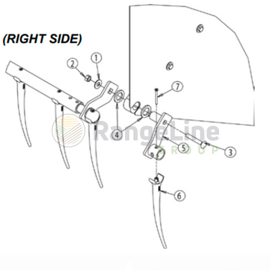 Kit, Auxiliary Reel Tine for Crary - RangeLine Group