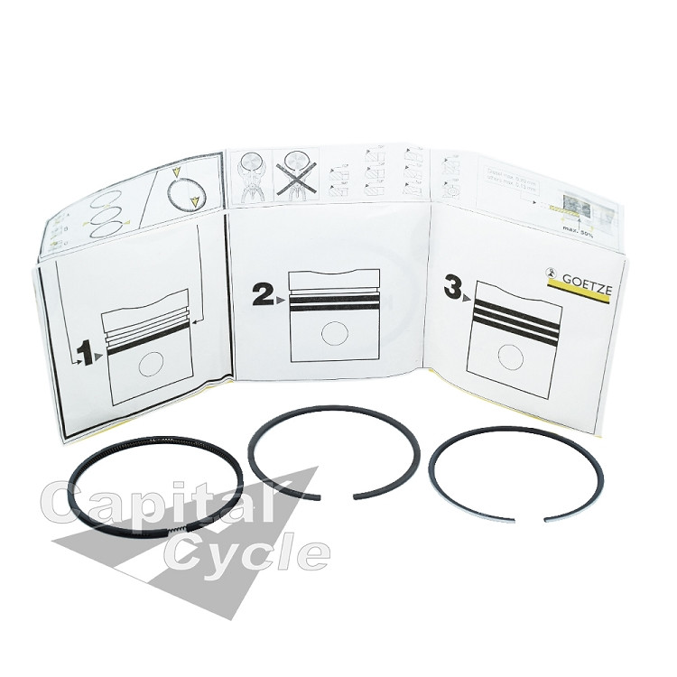 Piston Ring Set Standard Size Goetze BMW R90/6, R90S 1973 - 1976 ...