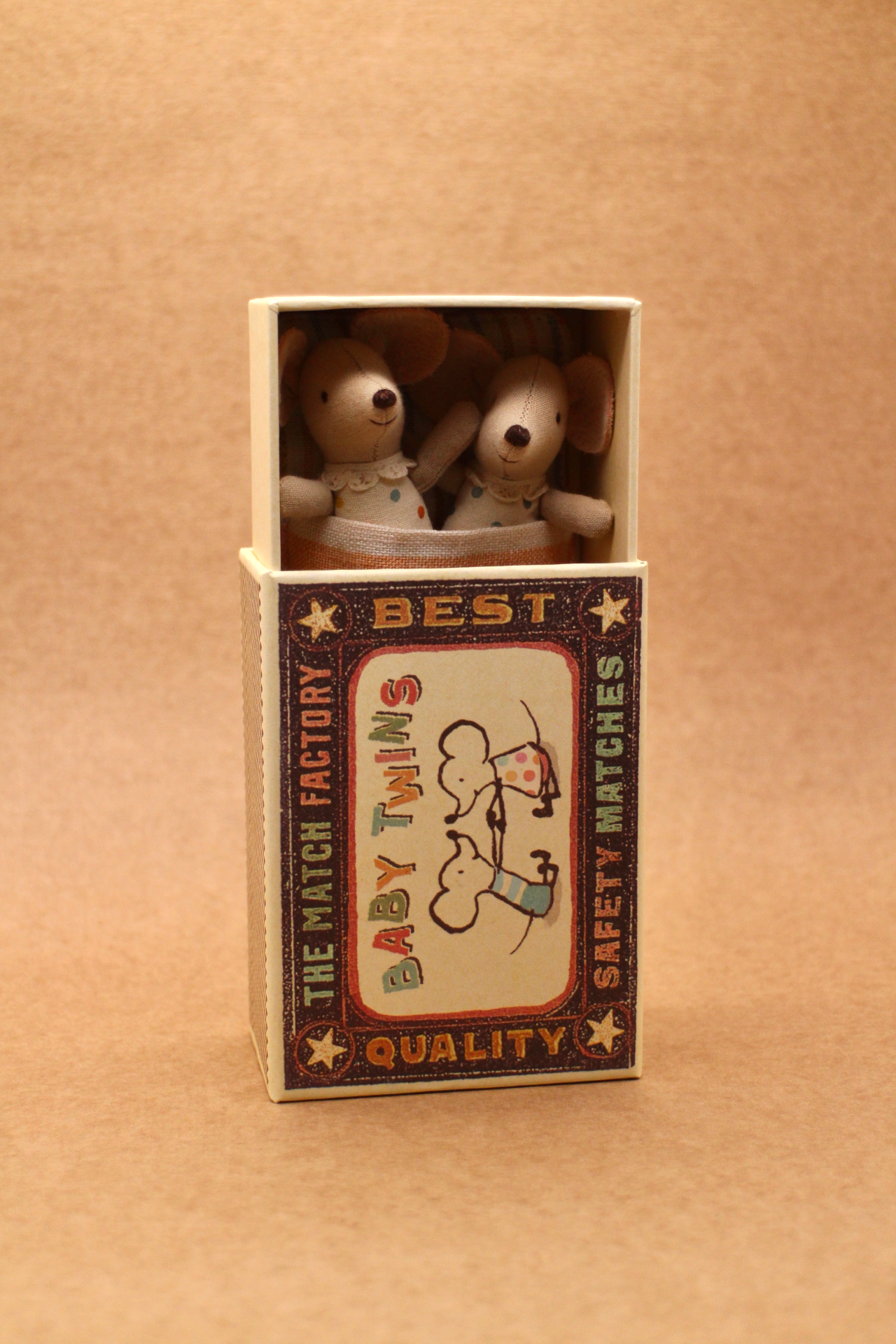Baby Mice Twins in Matchbox - Ark