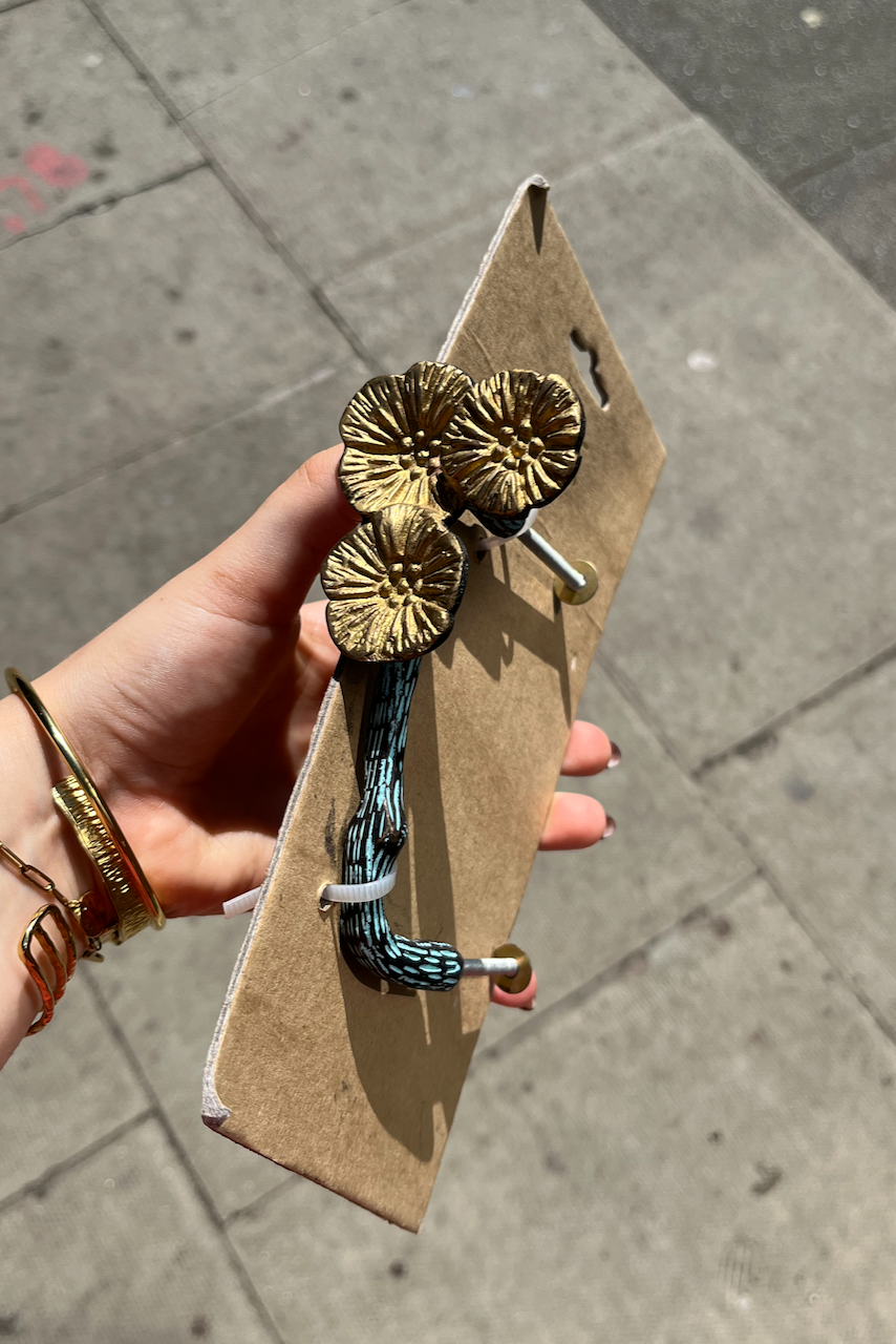 Branch and Flowers Door Handle - Ark