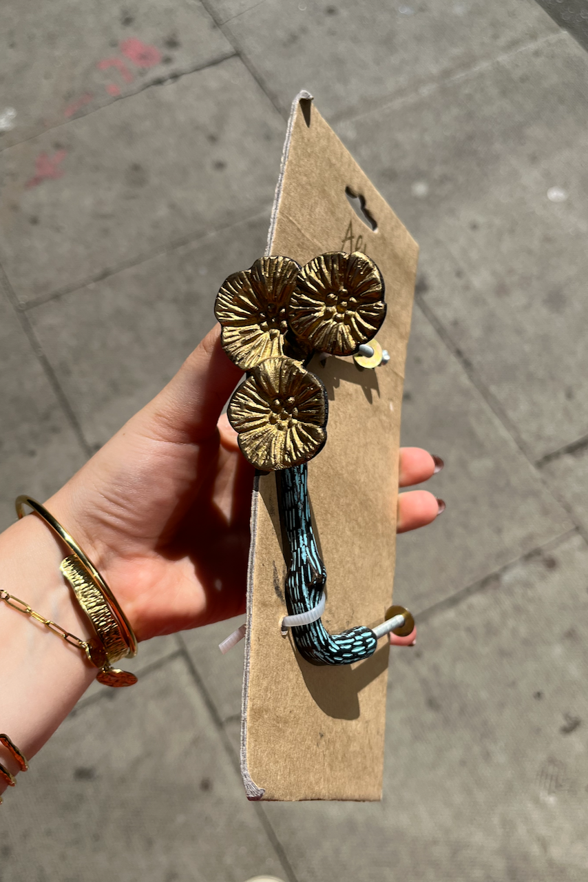 Branch and Flowers Door Handle - Ark