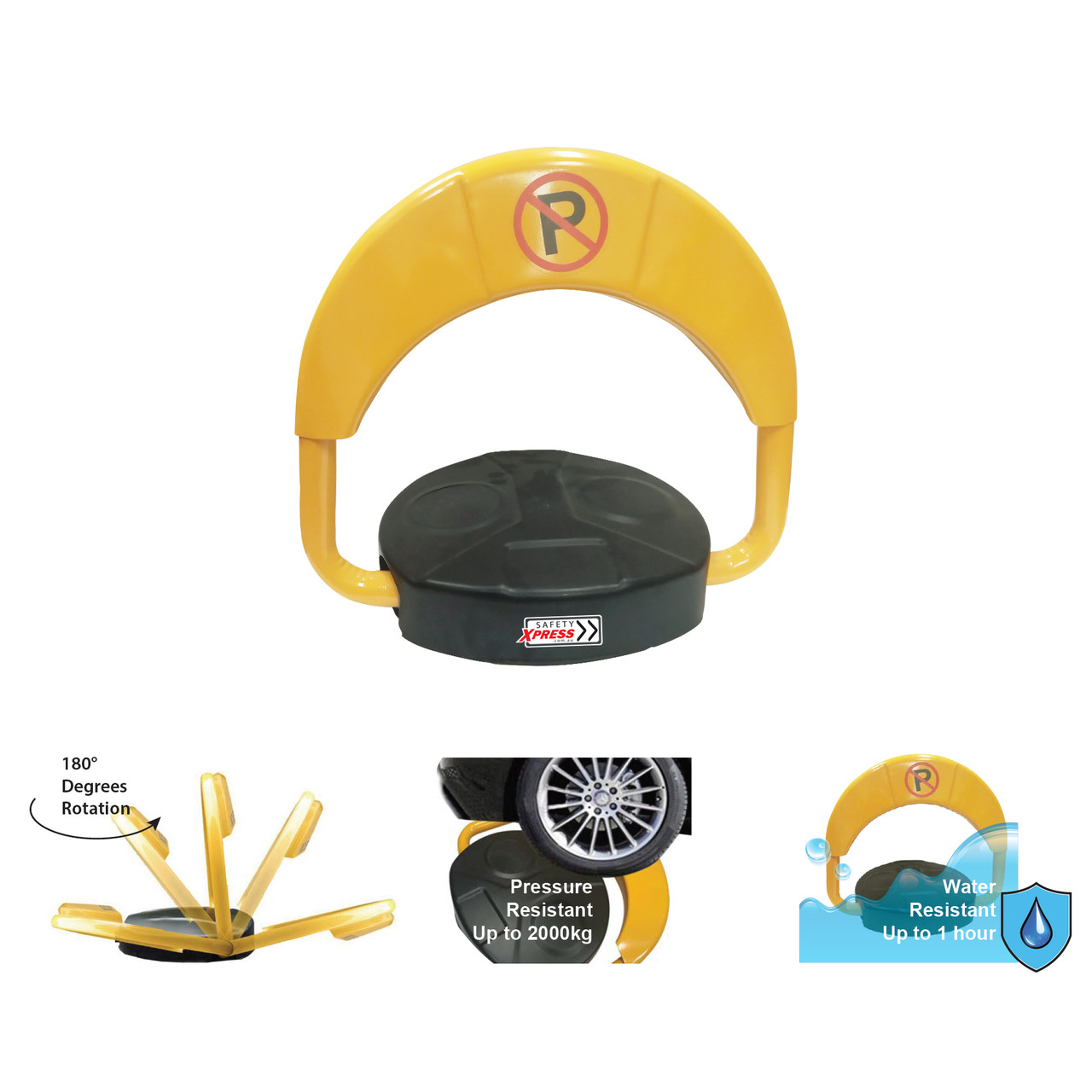 Bollard - Automatic Parking Lock - 2 x Remote Controls incl. Plus Smart ...