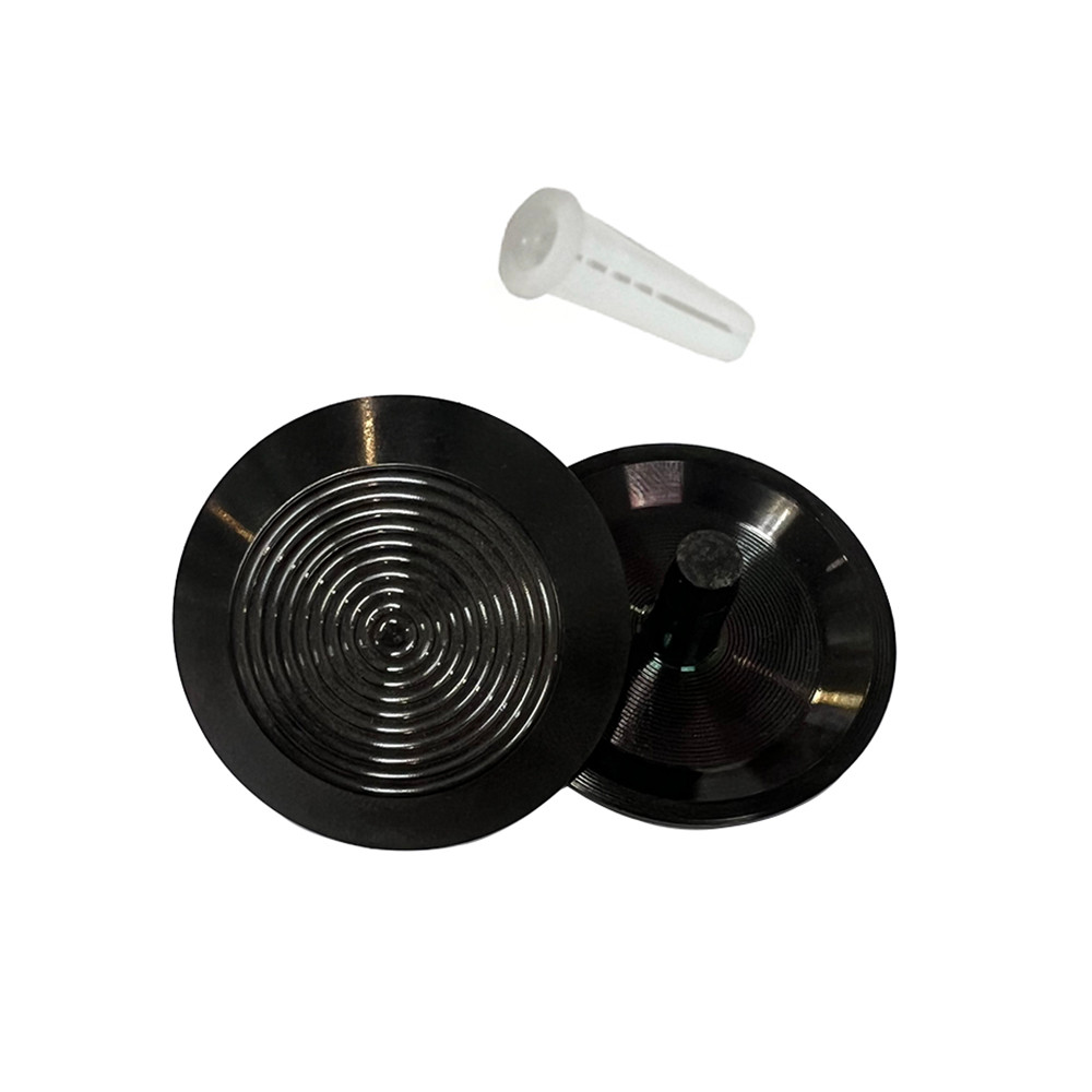 Tactile Indicator Single Studs - TGSI Black Stainless Steel Concentric ...