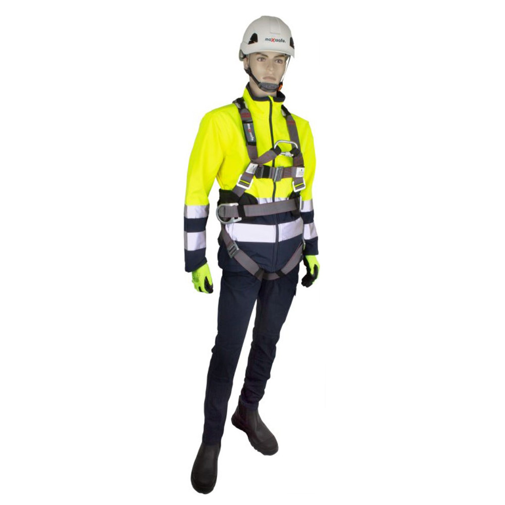 Full Body Roofers Harness w/ Front & Rear Attachment Points - Safety Xpress