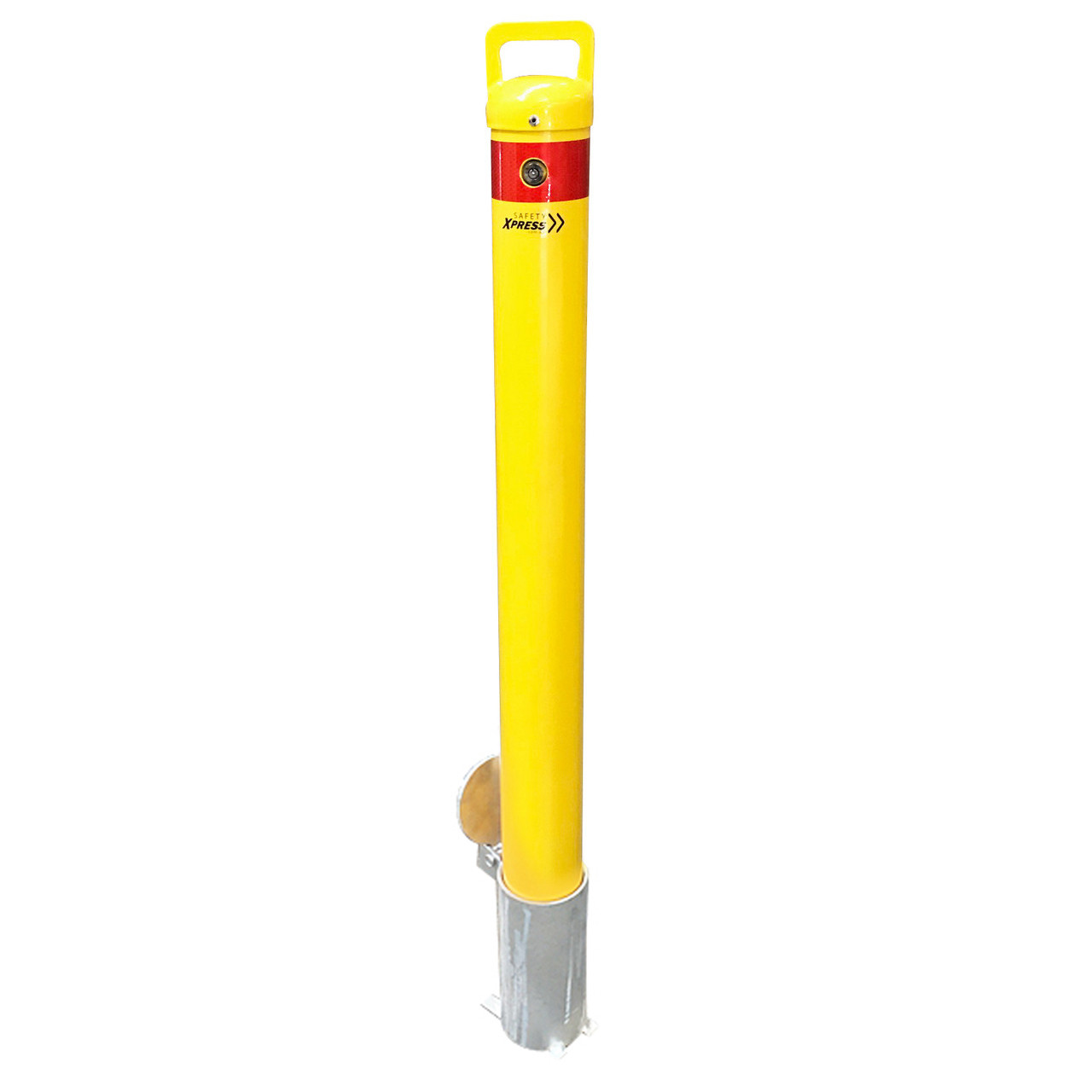 Bollards - Removable 90mm - Unique Key Lock - With Sleeve - Safety Xpress