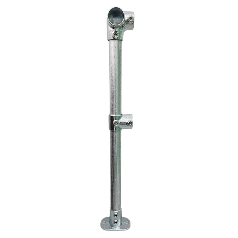 Trolley Bay Corner Stanchion - Surface Mount - Safety Xpress