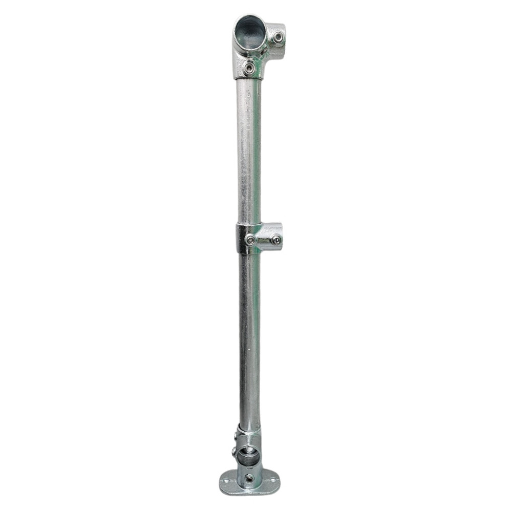 Trolley Bay Corner Stanchion - Surface Mount with Bottom Rail - Safety ...