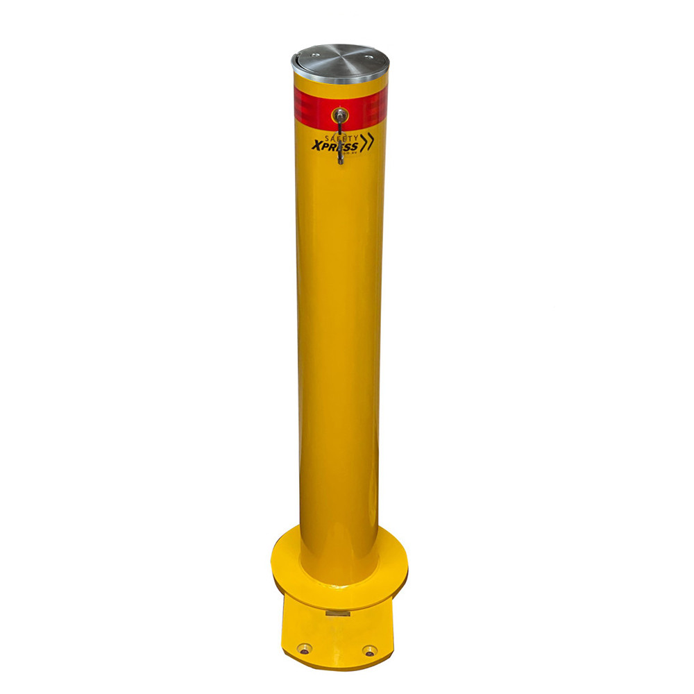 Bollard Removable 140mm x 1000mm Surface Mount Slider Type - Keyed ...