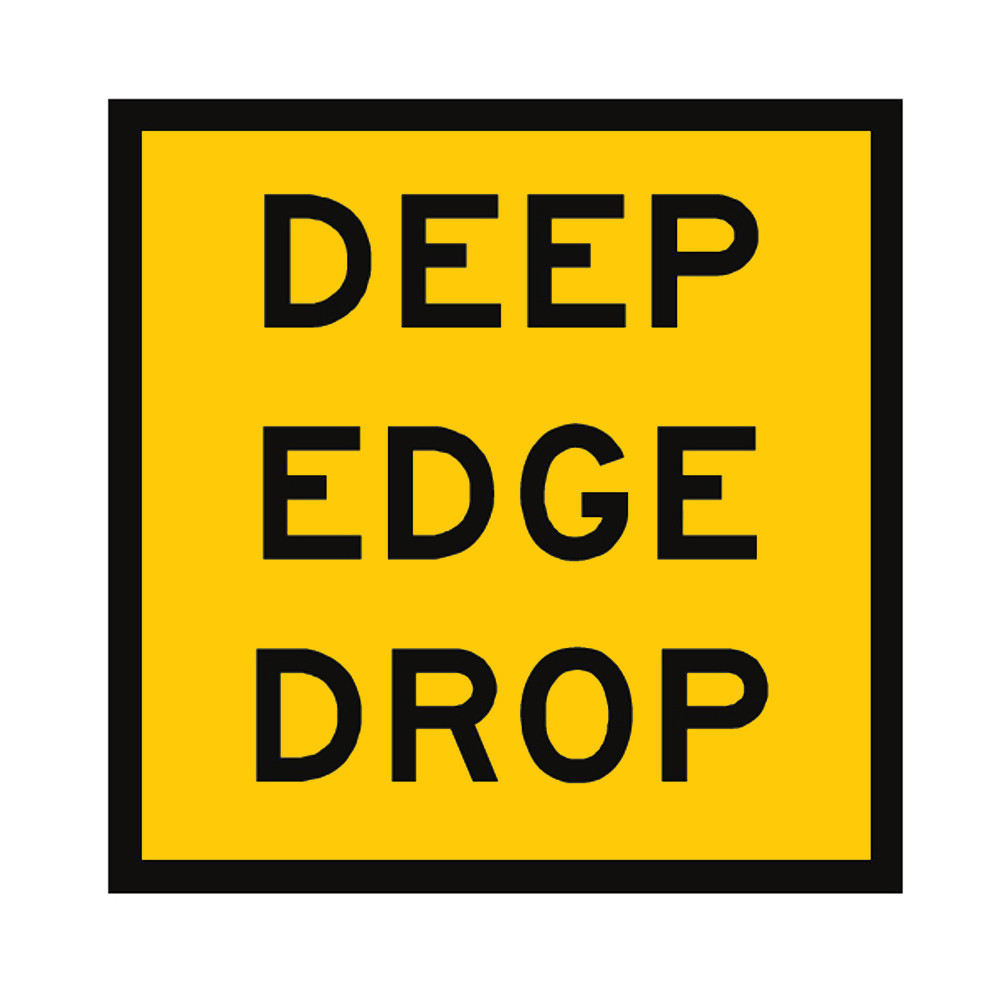 Deep Edge Drop - (600mmx600mm) - Corflute - Safety Xpress