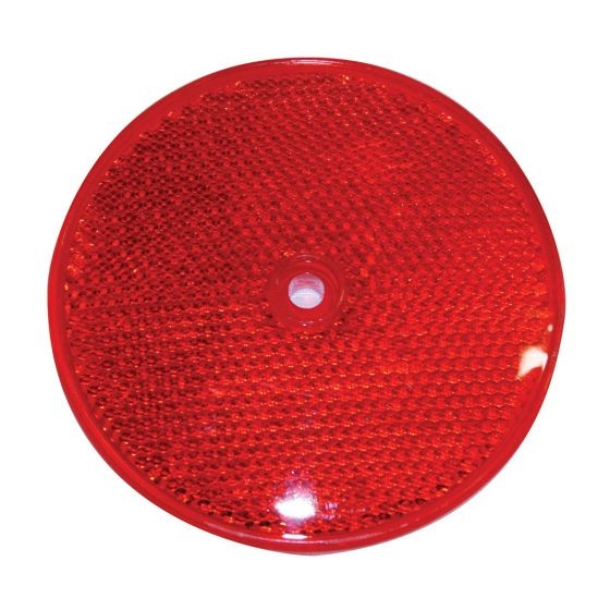 Bollard Reflectors - RED - For Square Bollards | Safety Xpress