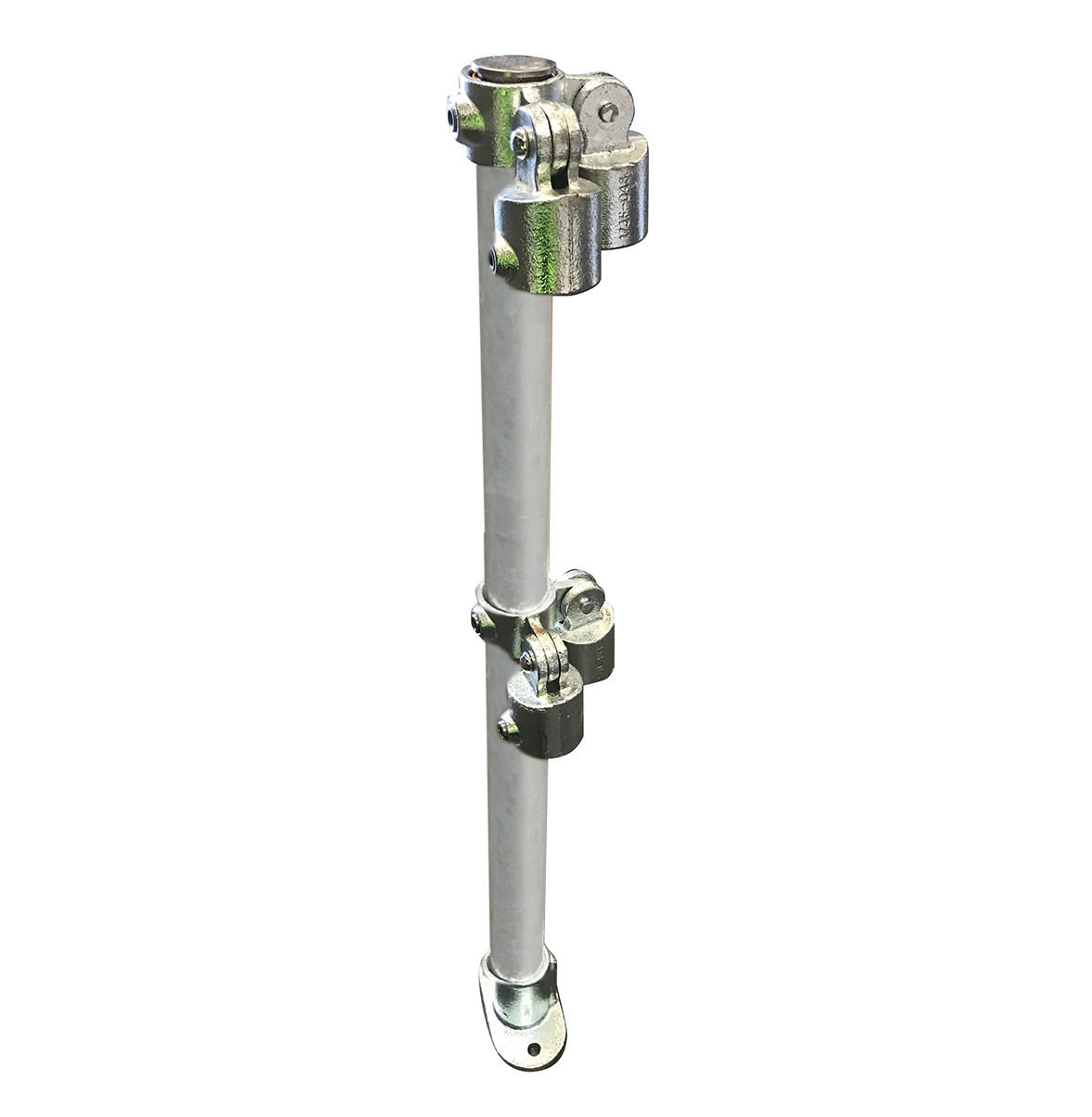 Ezyrail - Variable Vertical Corner Stanchion w/ Base Fixing Plate ...