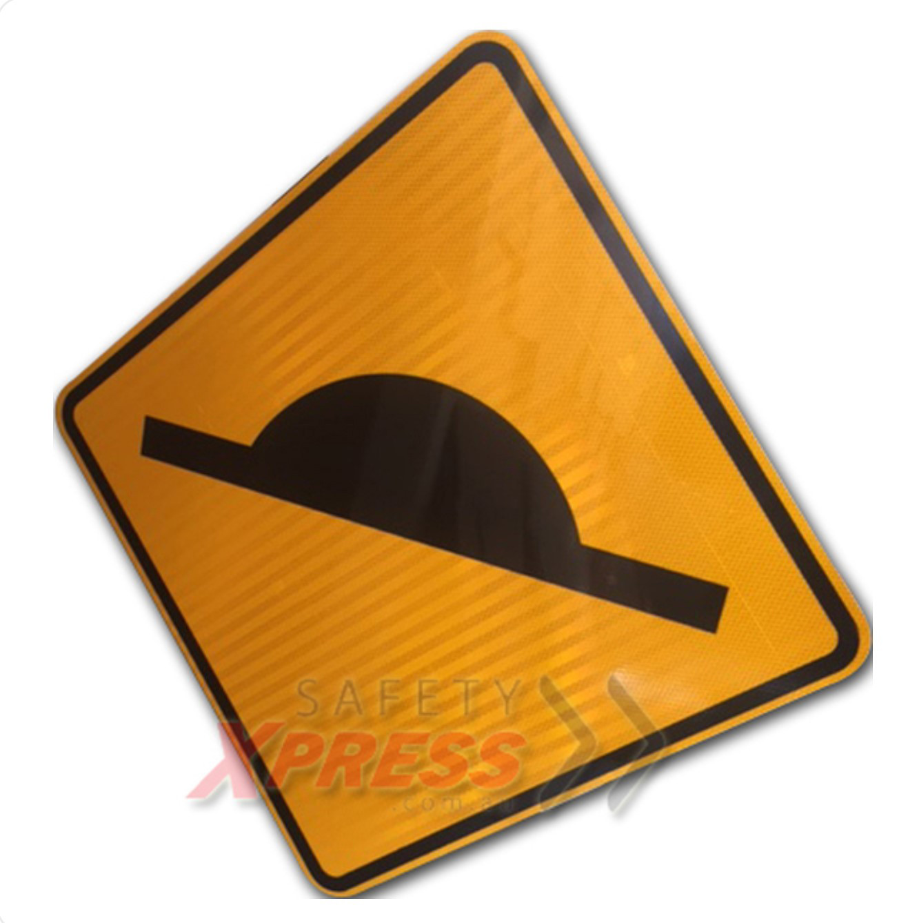 Speed Hump Sign (600MM) Diamond - Class 1 Reflective Aluminium | Safety ...