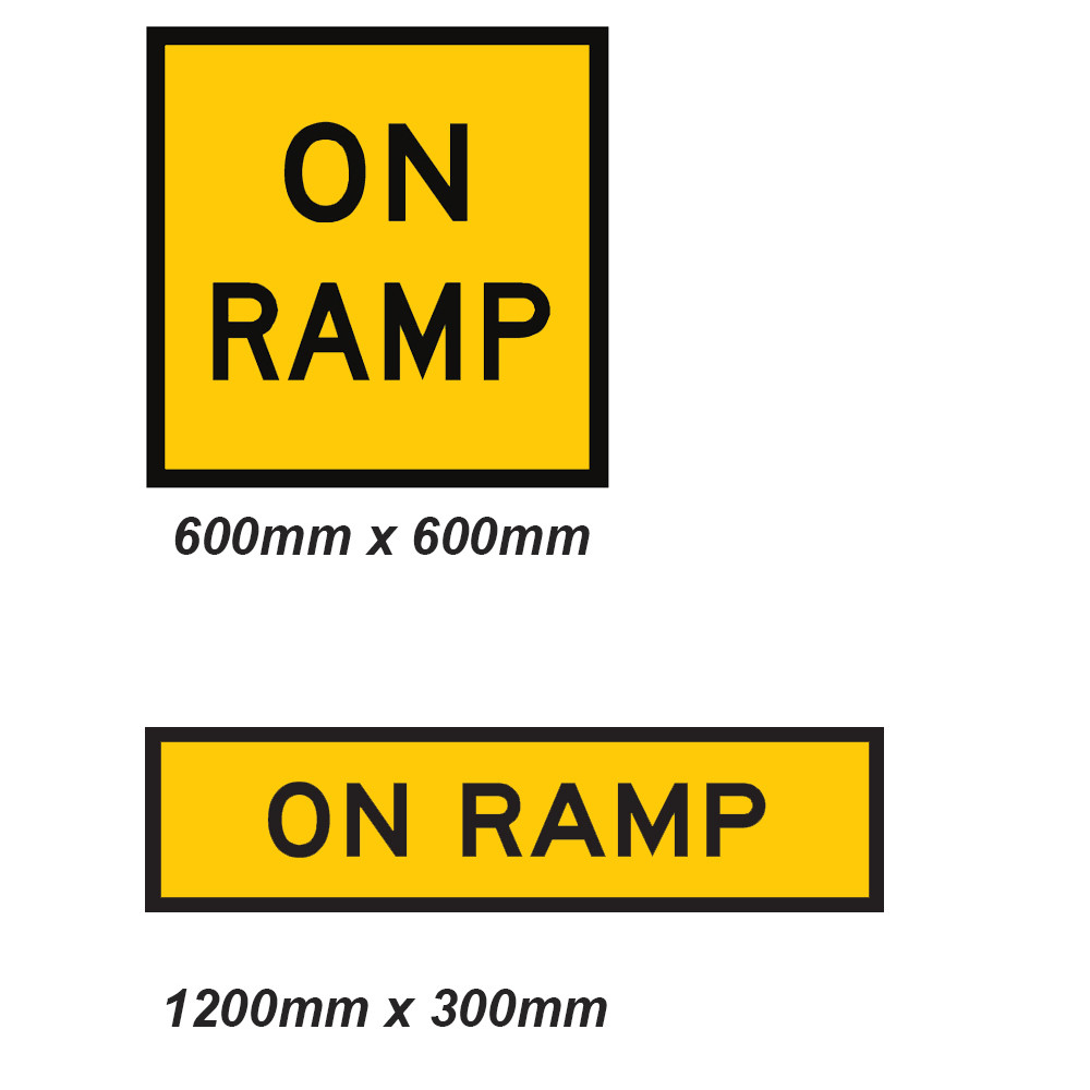 Ramp Sign - 2 Sizes - Bigger Font - Corflute | Safety Xpress