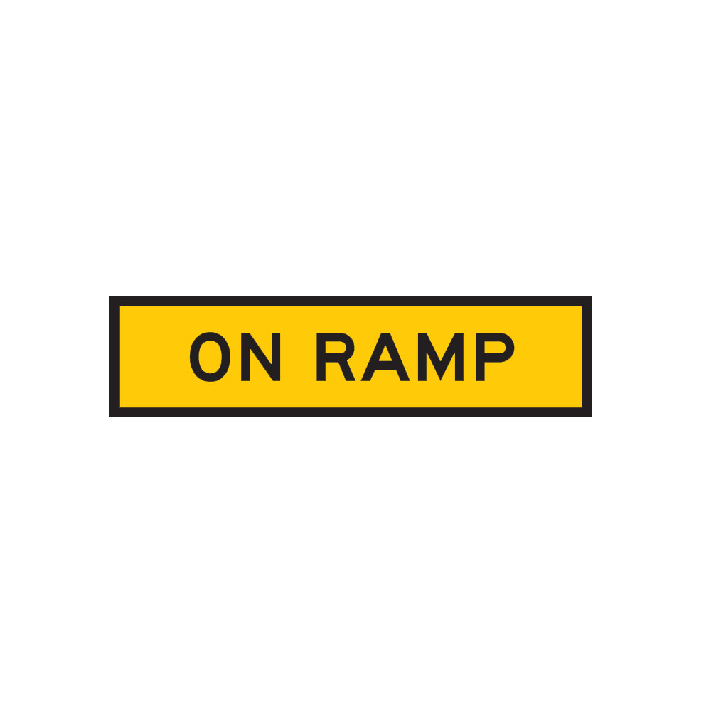 Ramp Sign - 2 Sizes - Bigger Font - Corflute - Safety Xpress
