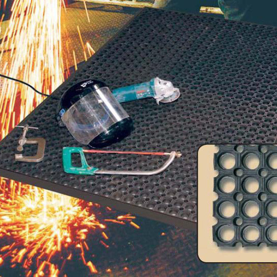 Engineers Mat - Black No Border - Custom Size - Safety Xpress