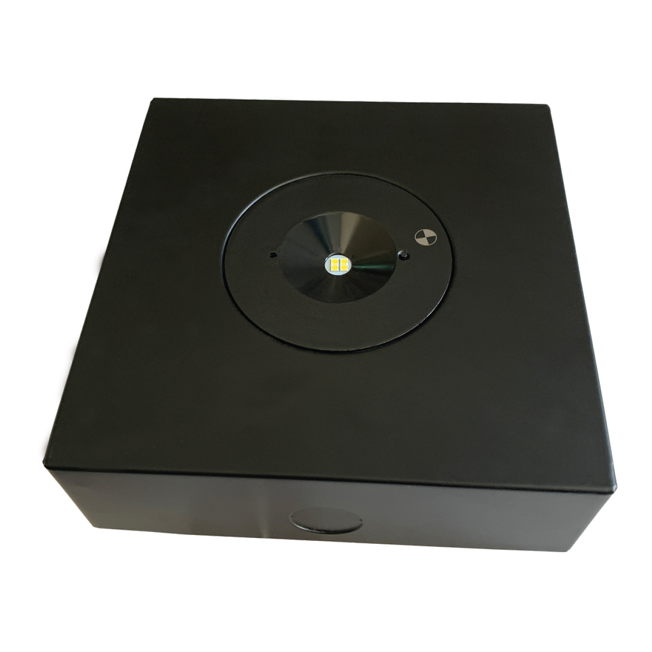 LED Emergency Downlight - Surface Mount (Hardwire) - Black | Safety Xpress