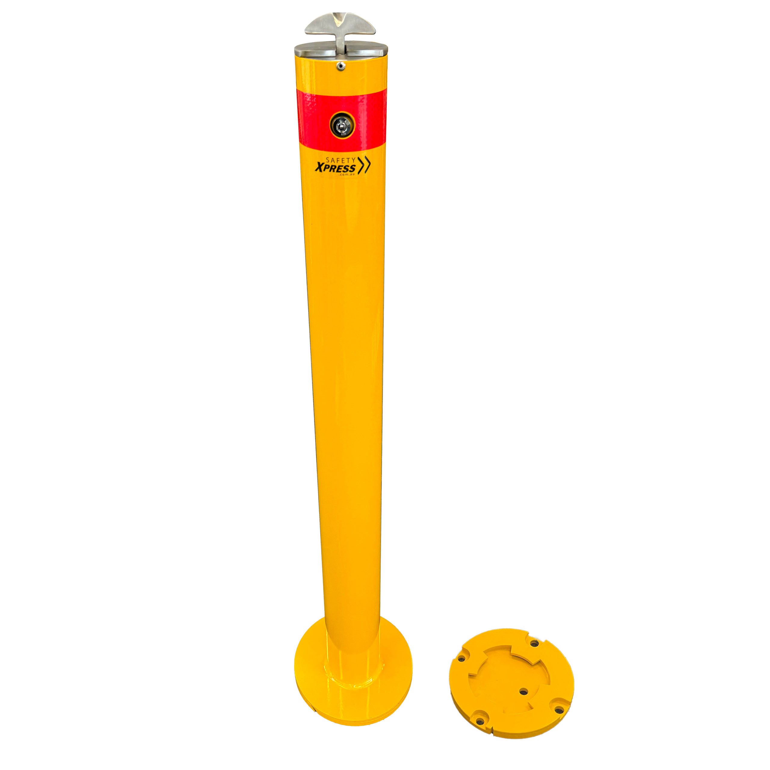 Bollard - Removable 90mm Surface Mount Twist Type T-Handle - Unique Key ...