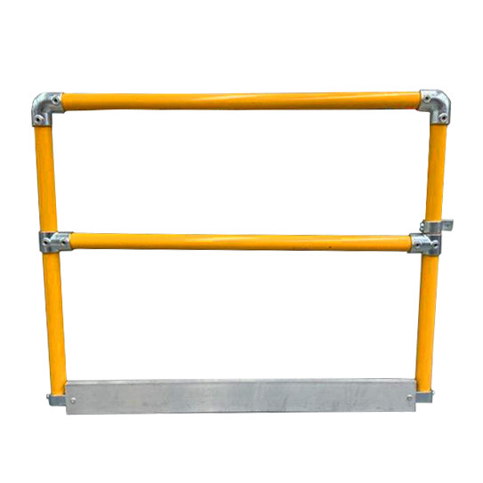 Ezyrail U-Gate with Crossbar & Kick Panel - 1200mm Wide | Safety Xpress