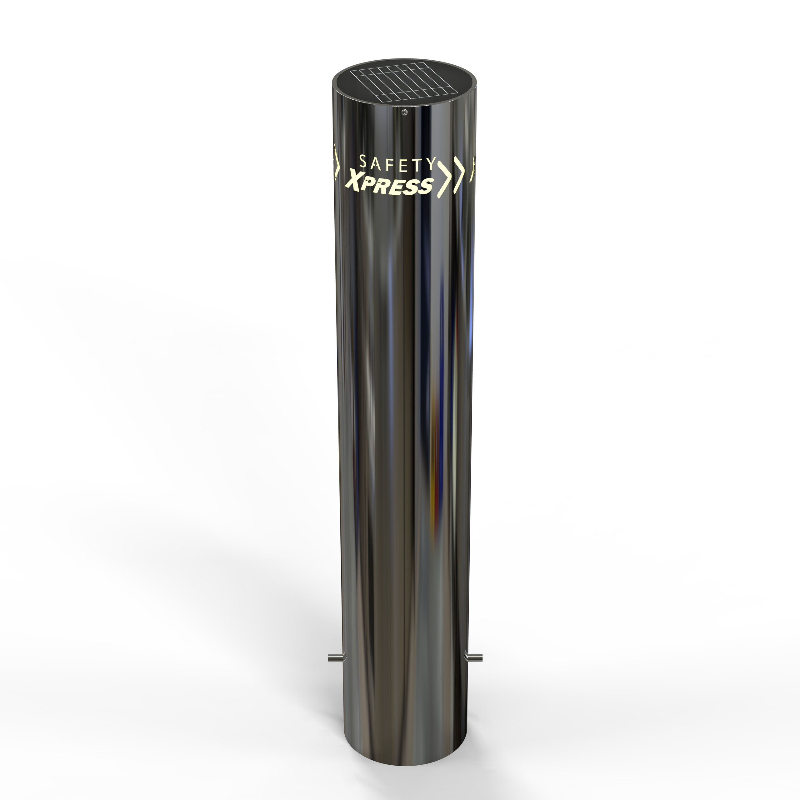 316 Stainless Steel Solar Inâ€‘Ground Bollard 220â€¯mm | Safety Xpress ...