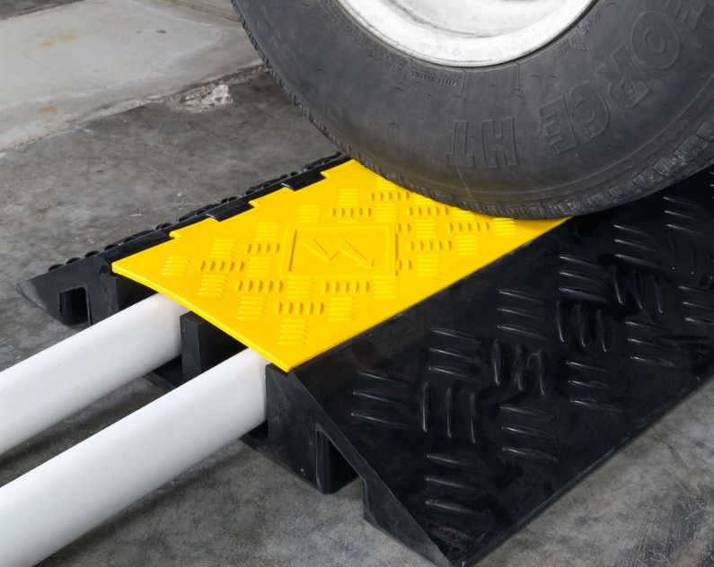 Cable Protector 2 Channel Large 90mm x 85mm - 20 Tonne - Safety Xpress