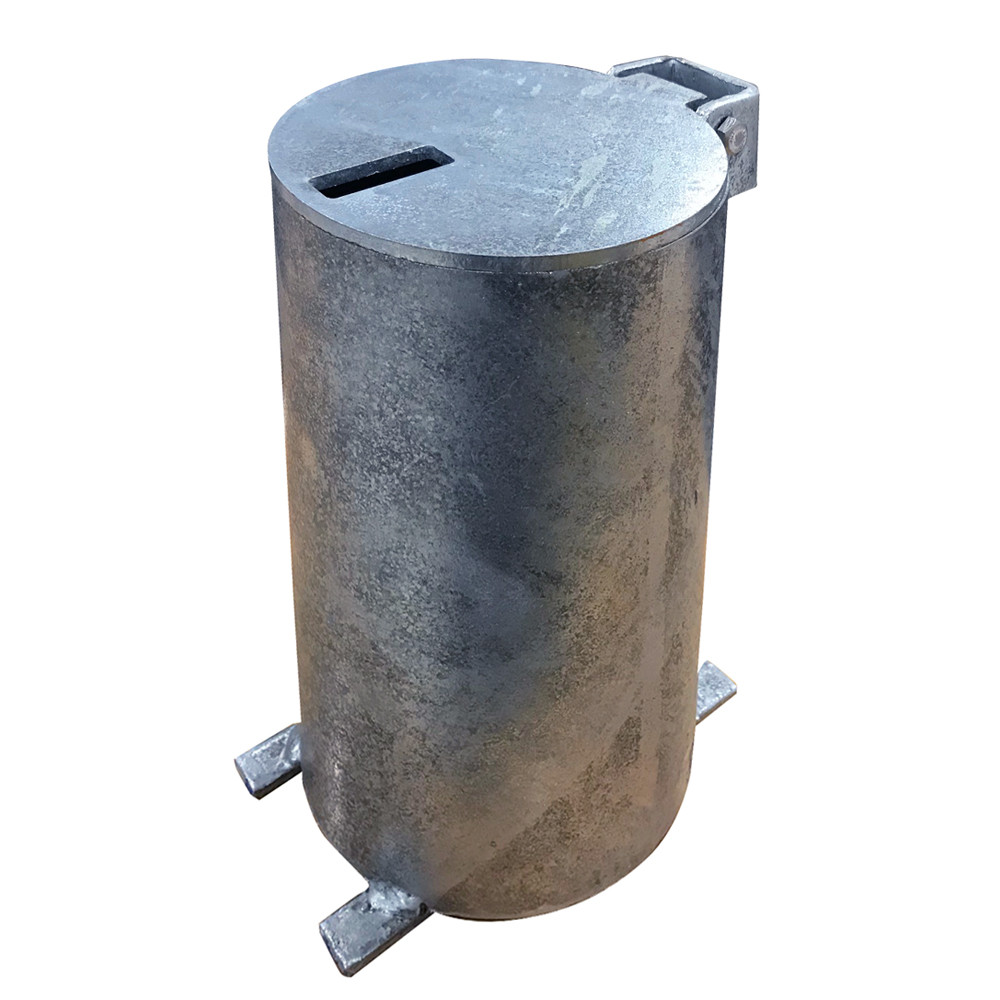 Bollard Sleeve for 140mm Removable Pad Lock In-ground | Safety Xpress