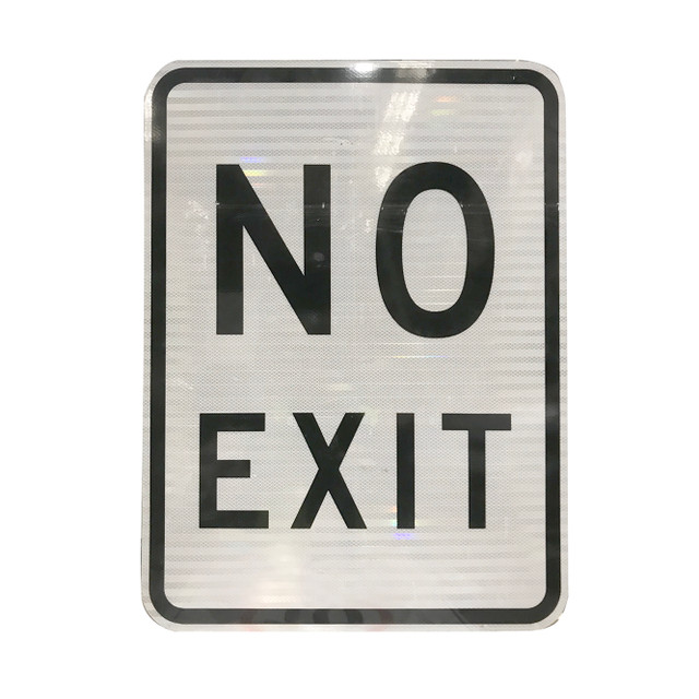 NO ENTRY Sign - Class 1 Reflective Aluminium - 450MM X 450MM - Safety ...