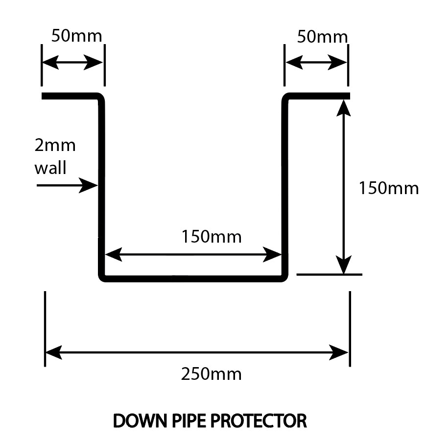 Down Pipe Protector - Safety Xpress