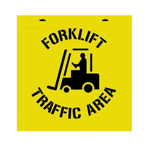 Line Marking Stencil - Forklift Traffic Area | Safety Xpress