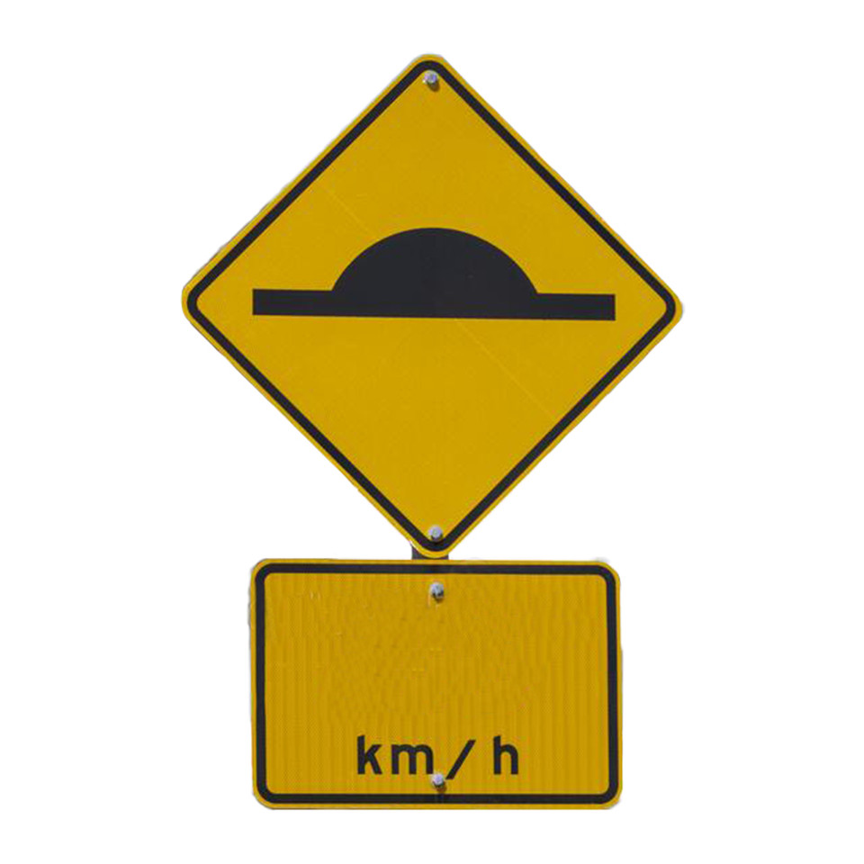 Speed Hump Speed Warning Sign - Class 1 Reflective Aluminium - Safety ...