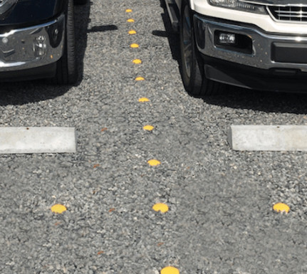 Car Park Marking Dots 100MM - Plastic - Safety Xpress