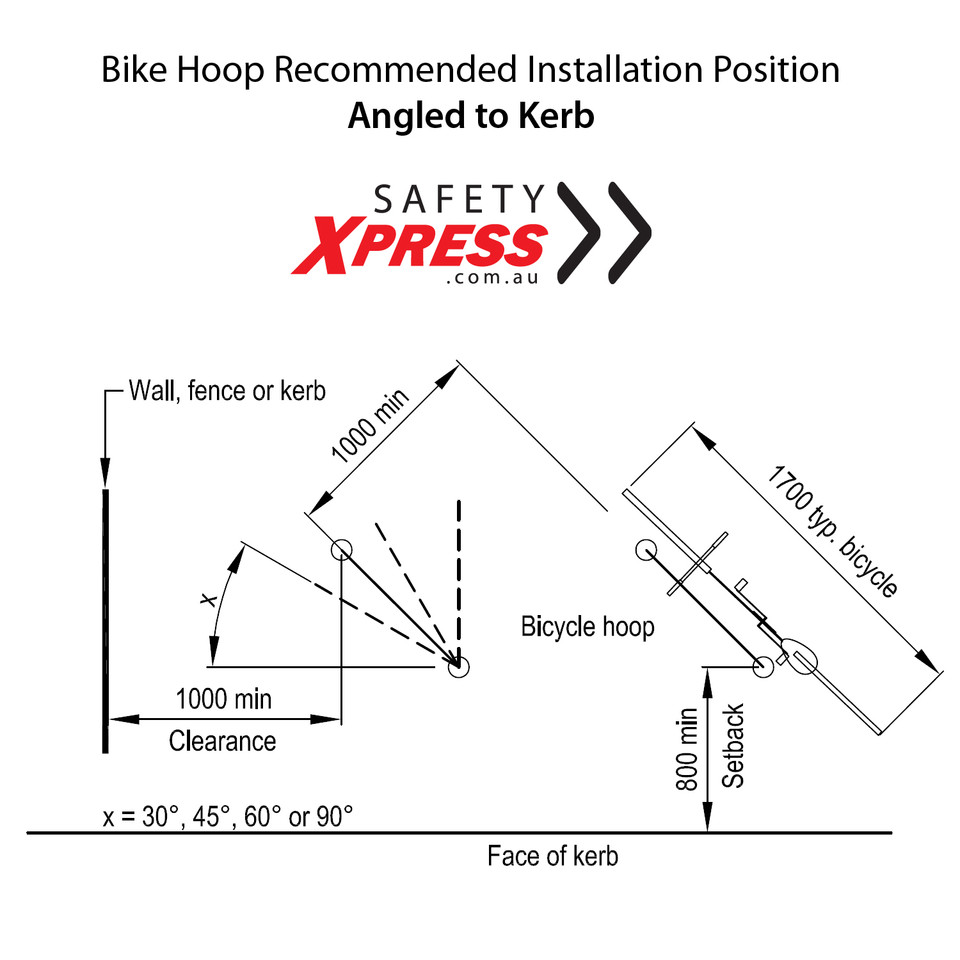 Bike Rack Stainless Steel Hoop Surface Mount 316 Grade Safety Xpress bike-rack-stainless-steel-hoop-surface-mount-316-grade-safety-xpress