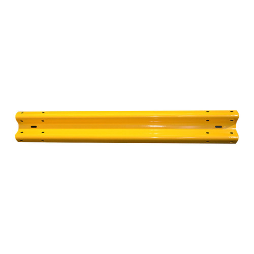 Guard Rail W-Beam 4M length – Powdercoated Safety Yellow | Safety Xpress