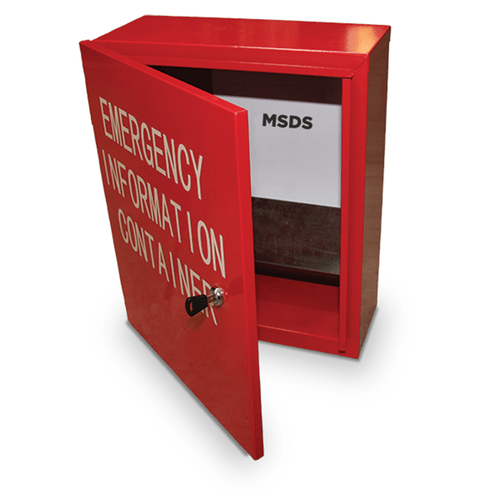 Emergency Information MSDS Cabinet - Large | Safety Xpress