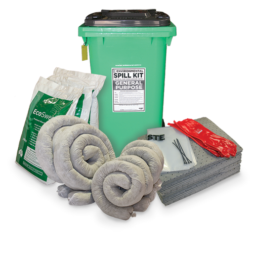 240L General Purpose Spill Kit - Mobile wheeled Container | Safety Xpress