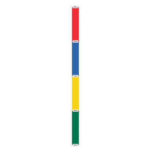Security Height Indicator Strip - Colour - 410MM | Safety Xpress