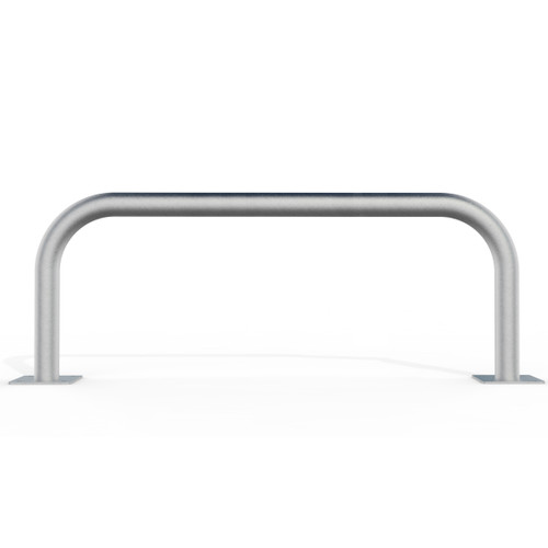 U-Shaped Bollard 2M Surface Mount - Galvanised | Safety Xpress
