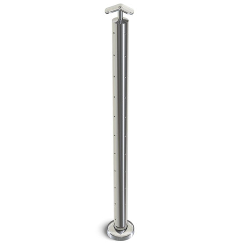 Heavy Duty Wire Balustrade Corner Post - Ezyrail Stainless Steel 316 ...