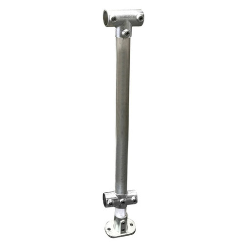 Ezyrail - Through Stanchion w/ Base for Balustrading (Galvanised ...
